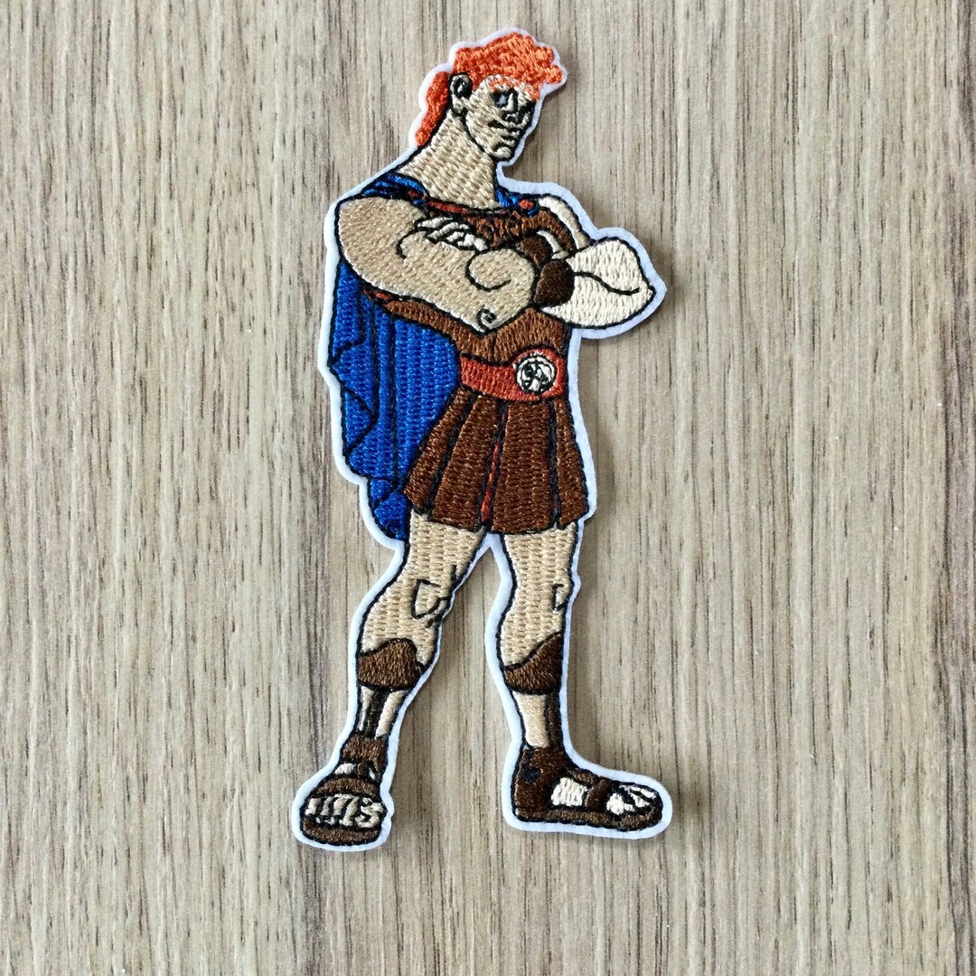 Hercules Embroidered Patch - Etsy