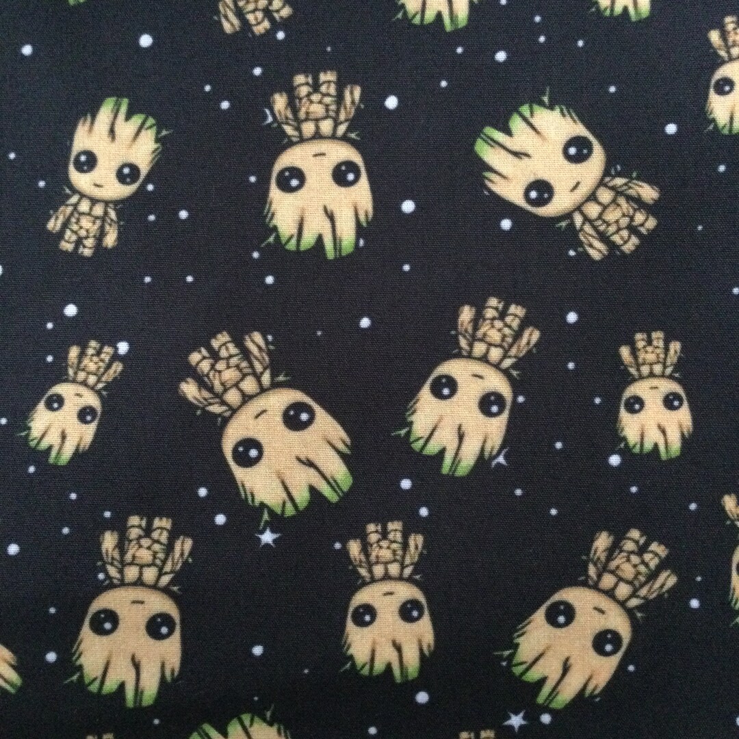 Offcut Baby Groot Character Fabric - Etsy