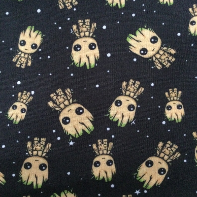 Offcut Baby Groot Character Fabric - Etsy