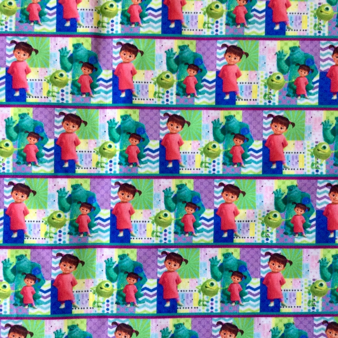 Monsters Inc Character Fabric - Etsy