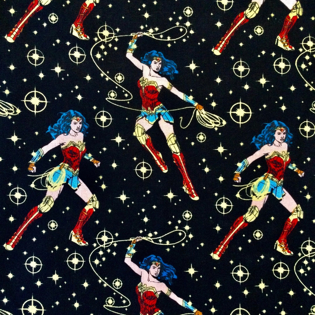 Wonder Woman Character Fabric - Etsy
