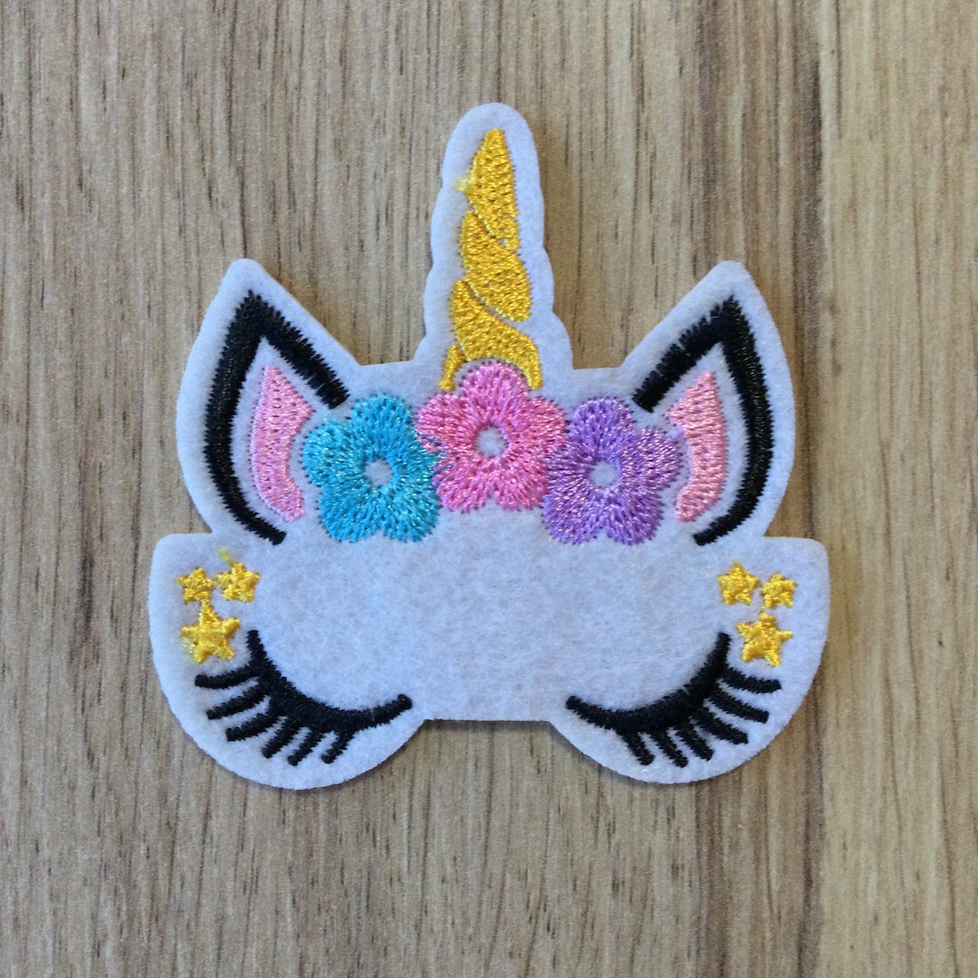 Unicorn Embroidered Patch - Etsy