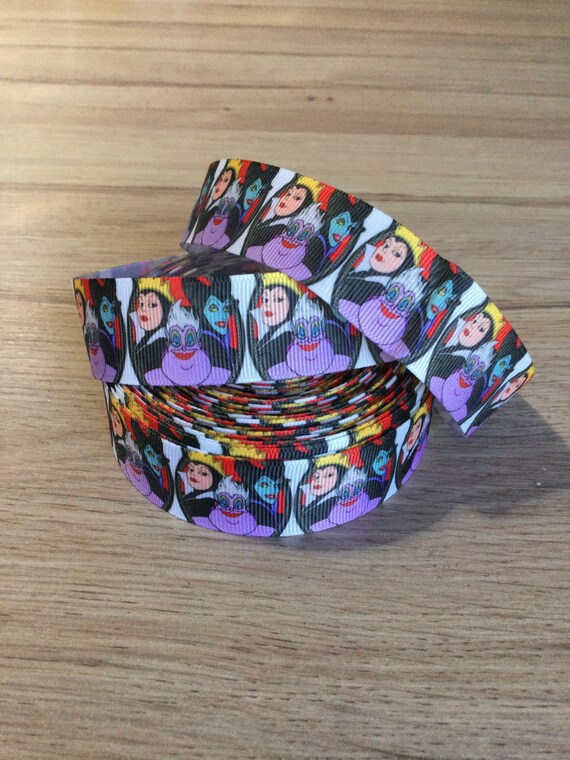 Villains Grosgrain Character Ribbon | Etsy