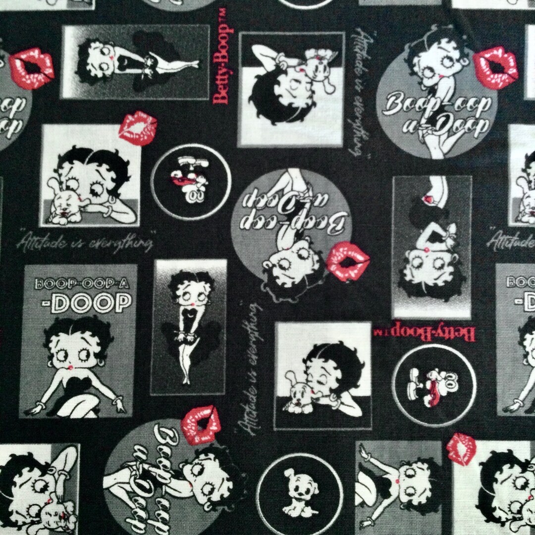 Betty Boop Character Fabric - Etsy