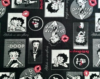Betty Boop Canvas Fabric - Etsy