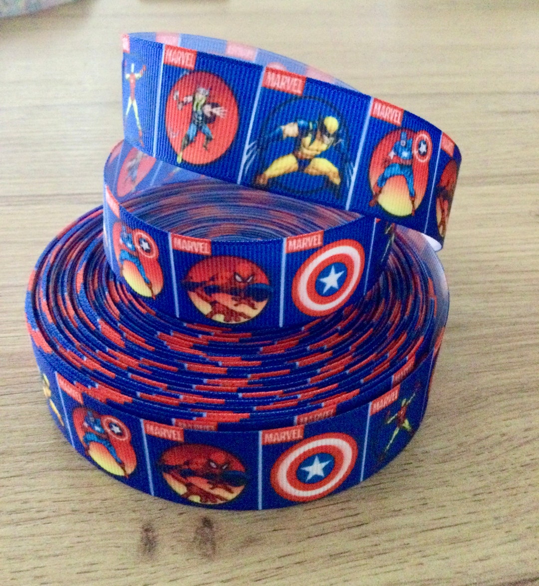 Avengers Grosgrain Character Ribbon - Etsy