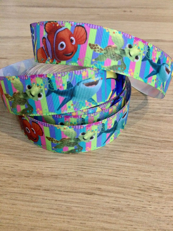 Nemo Grosgrain Character Ribbon by the Yard | Etsy