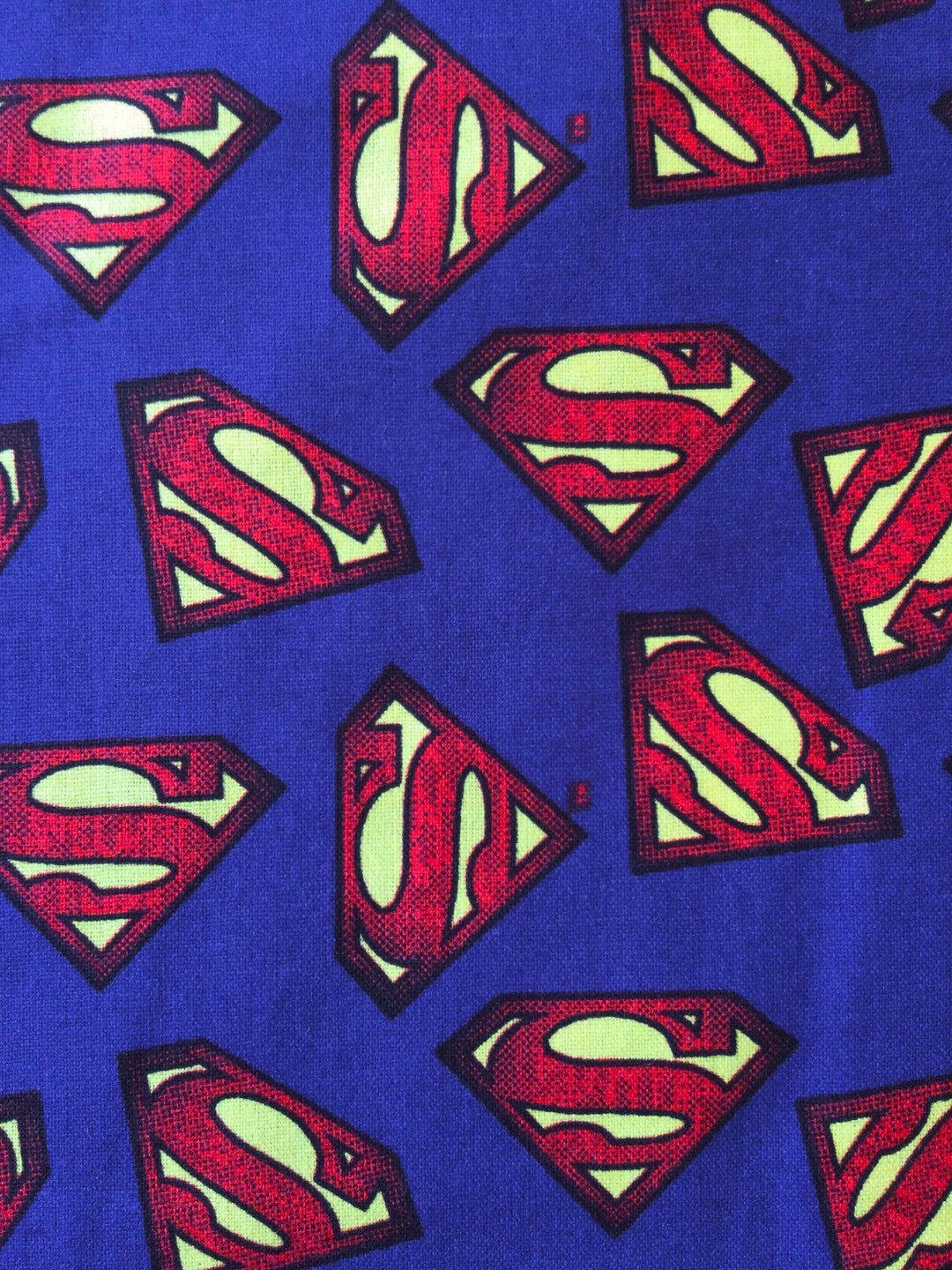 Superman Character Fabric - Etsy
