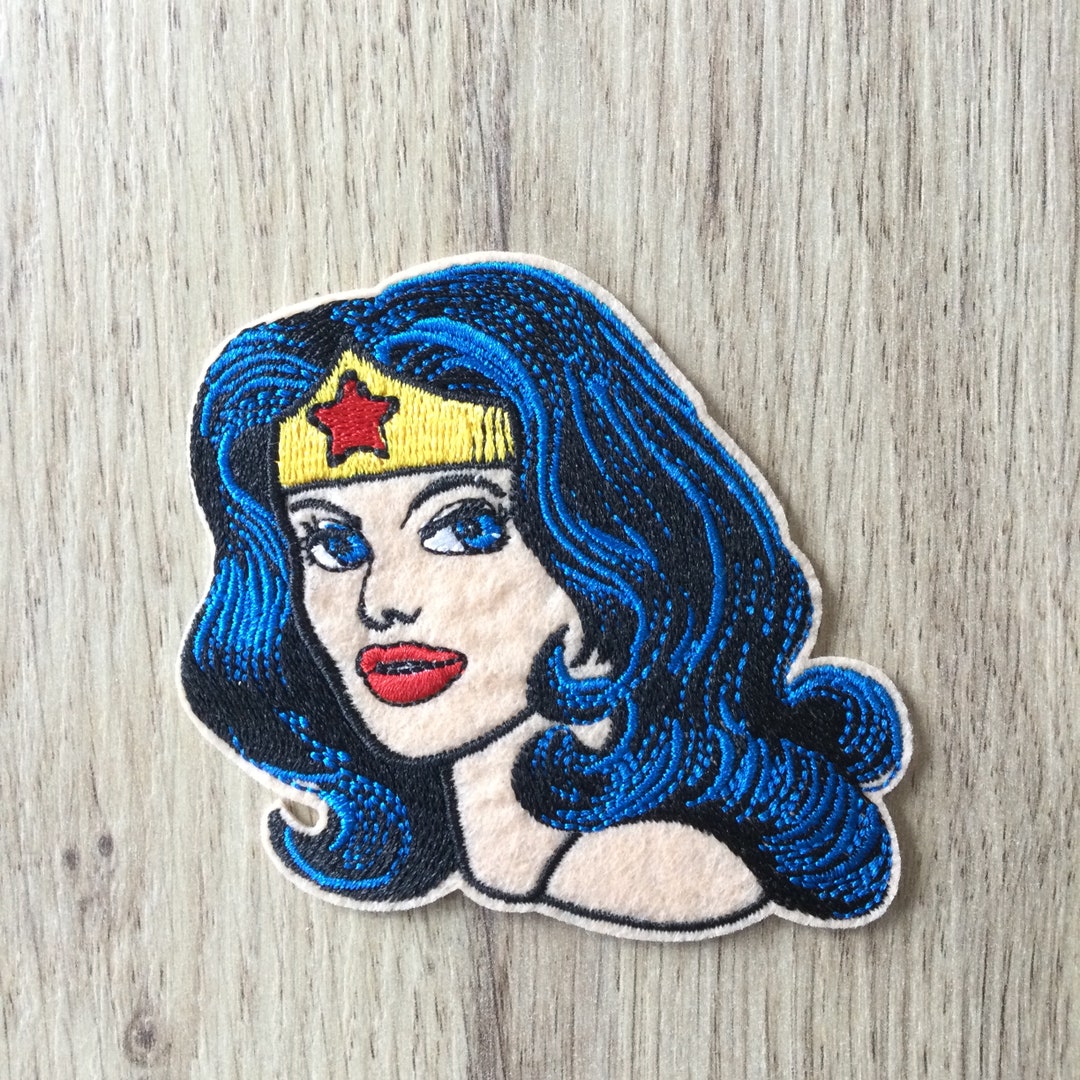 Wonder Woman Embroidered Patch - Etsy