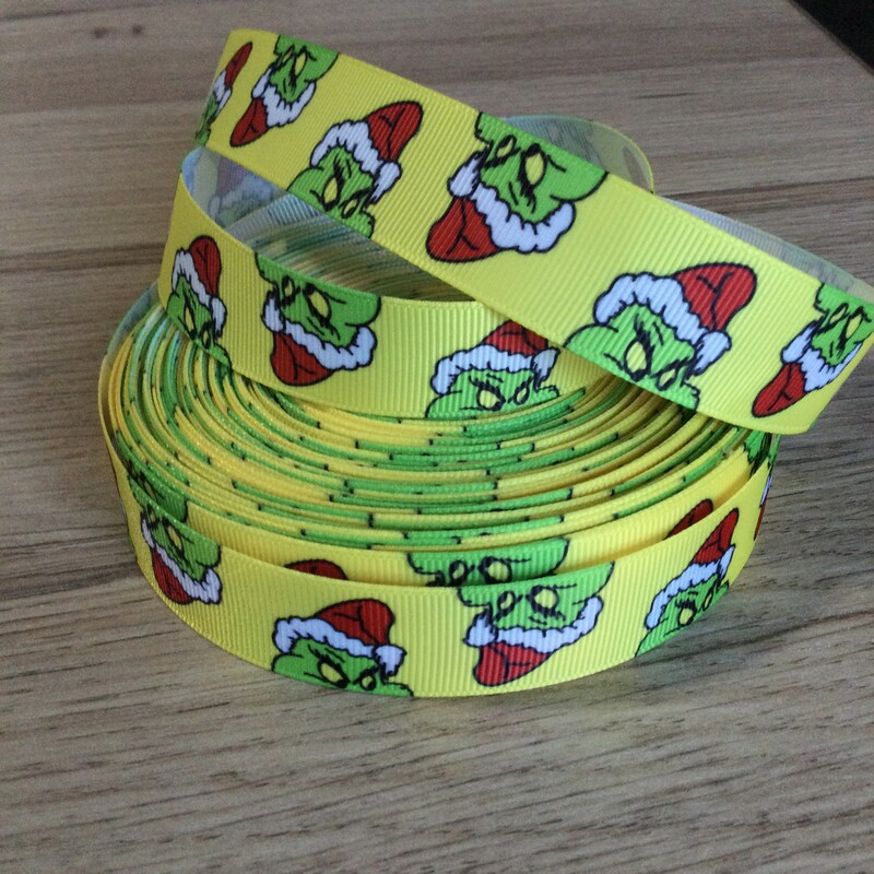 Grinch Ribbon - Etsy