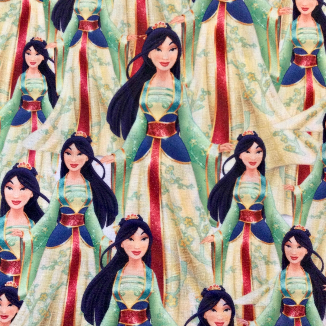 Mulan Character Fabric - Etsy