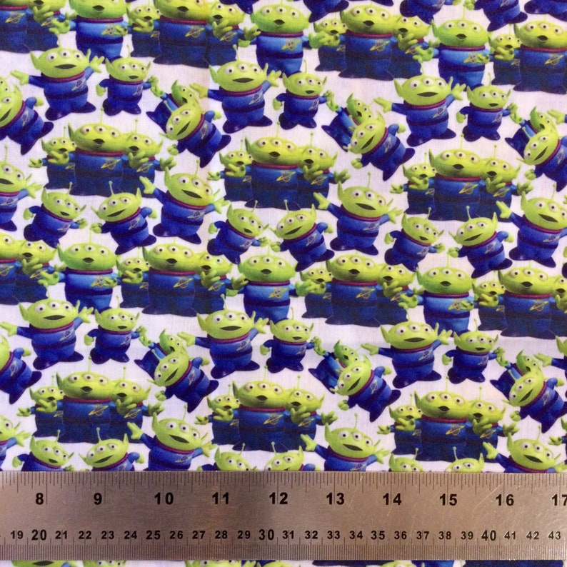 Toy Story Aliens Character Fabric | Etsy