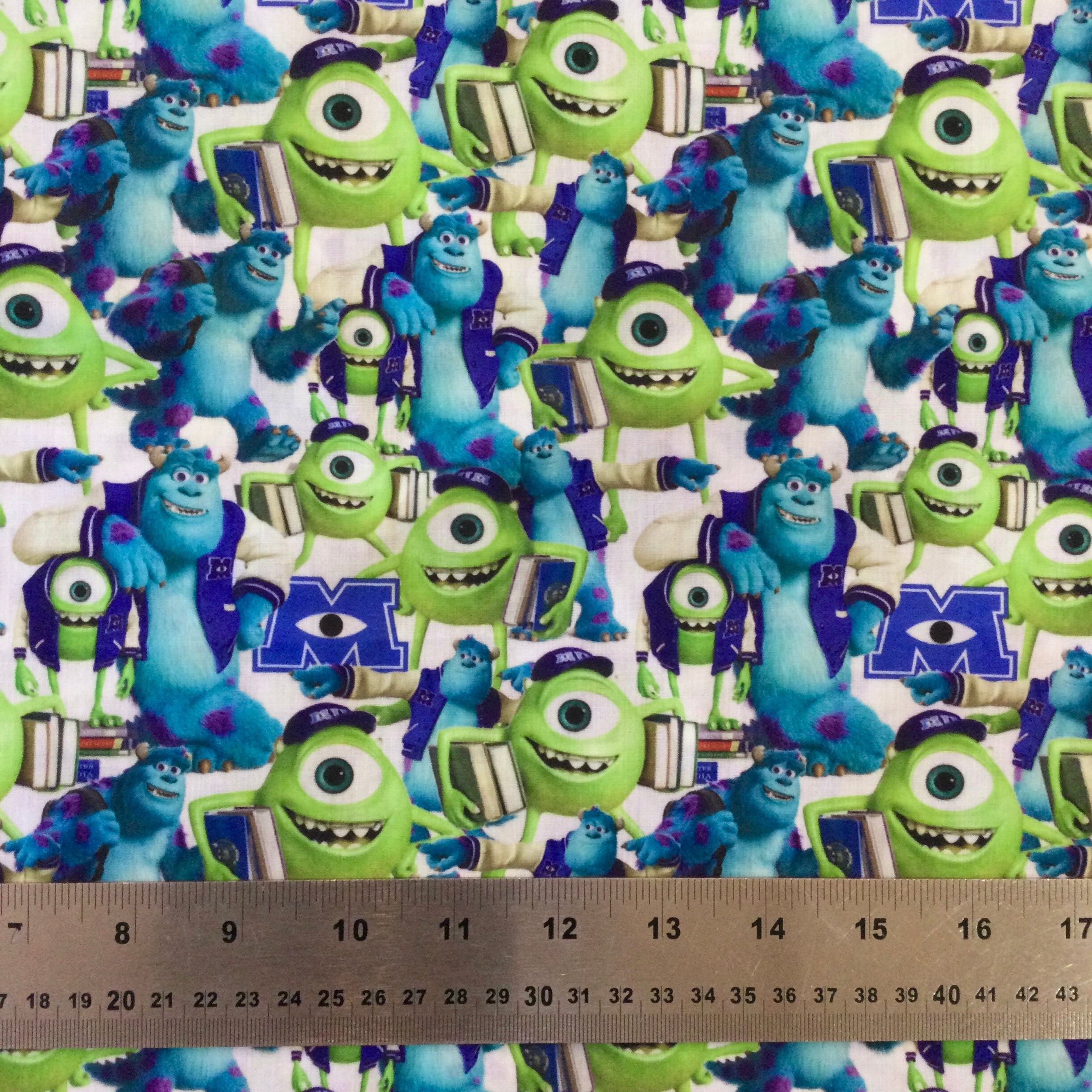 Monsters Inc Character Fabric | Etsy