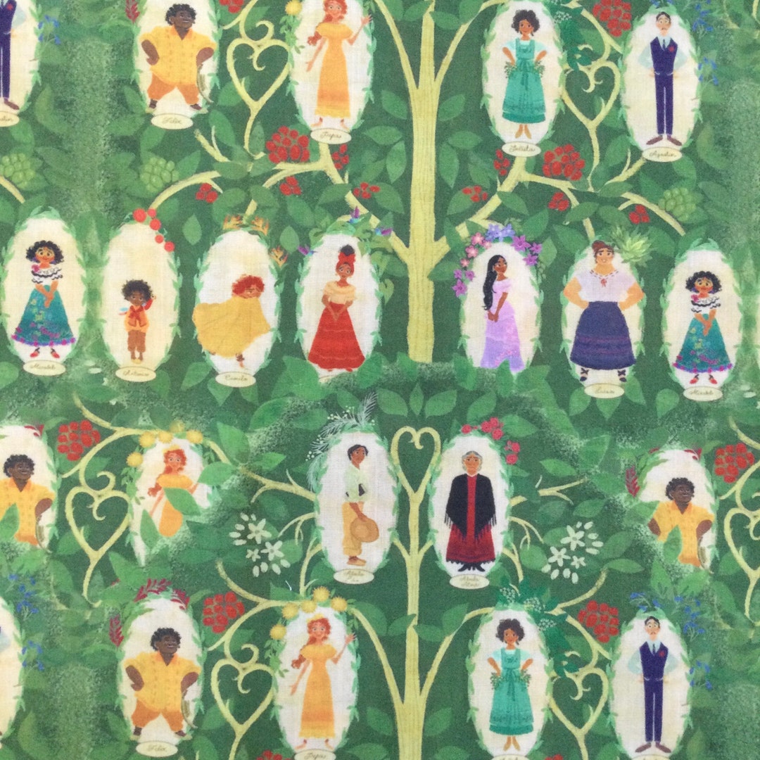 Encanto Madrigal Family Tree Character Fabric - Etsy