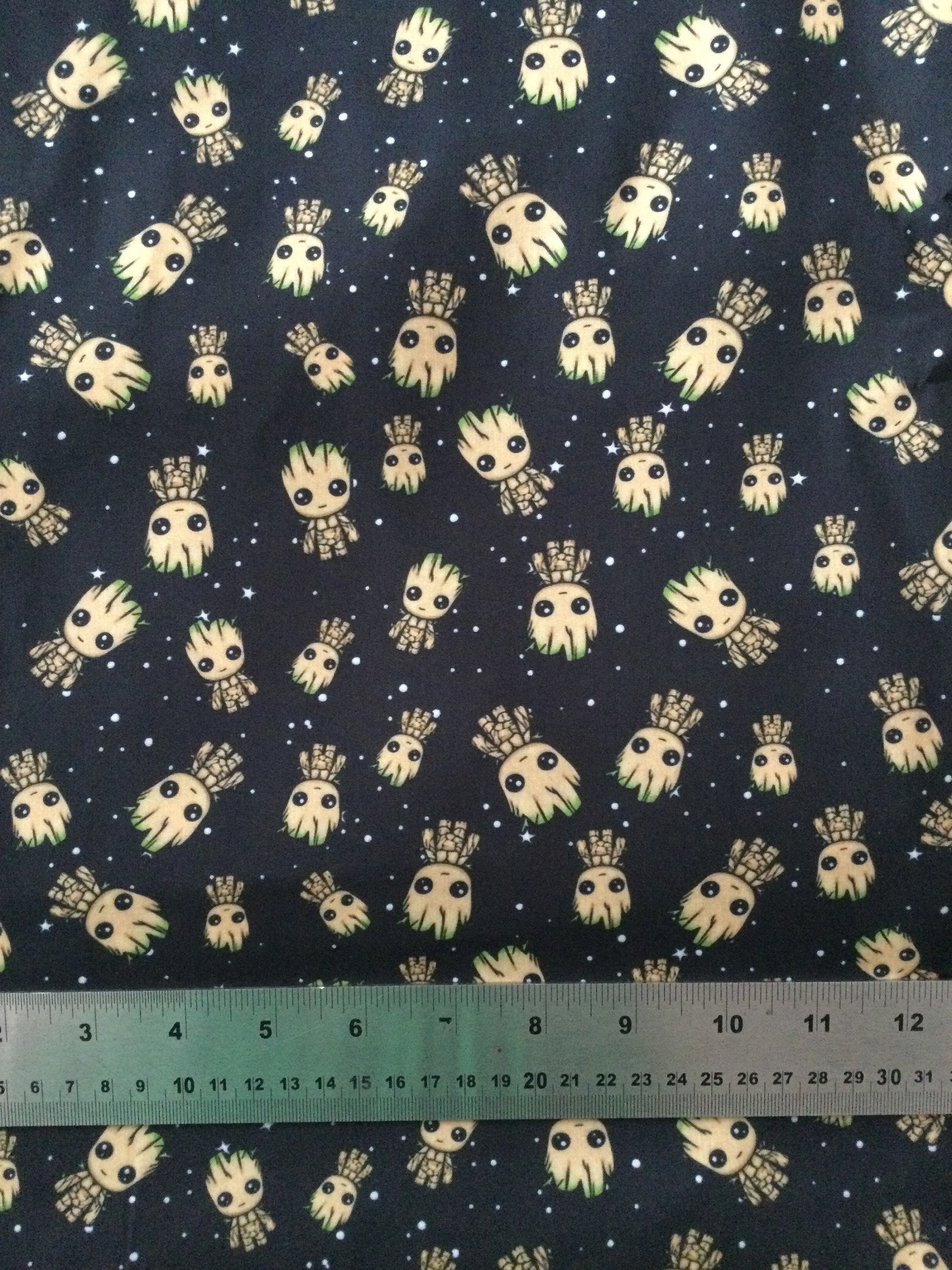 Offcut Baby Groot Character Fabric - Etsy