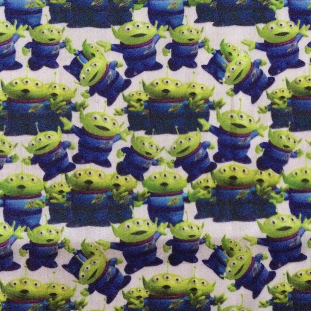 Offcut Toy Story Aliens Character Fabric - Etsy