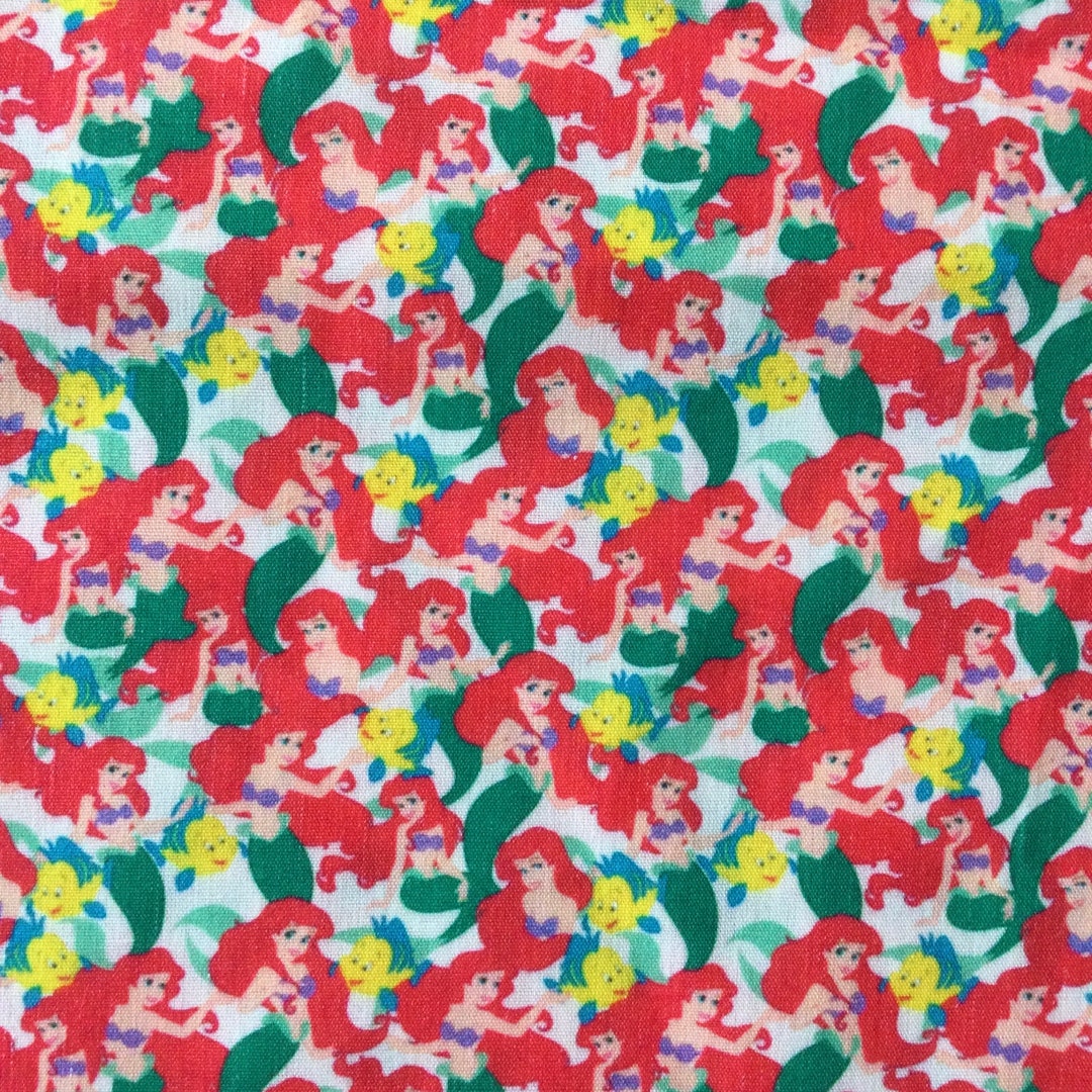 Little Mermaid Character Fabric - Etsy