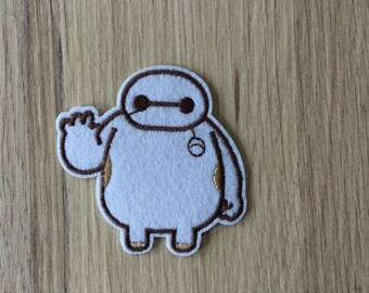 Big Hero 6 Baymax Heart Patch Disney Child's Outfit Embroidered Iron on ...