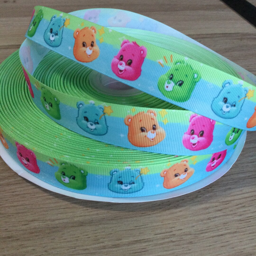 Care Bear Grosgrain Character Ribbon by the Yard - Etsy