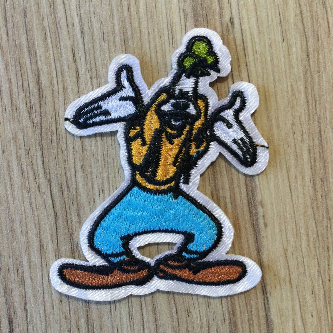 Goofy Embroidered Patch - Etsy