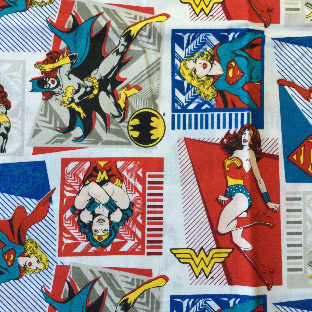 Wonder Woman Character Fabric - Etsy