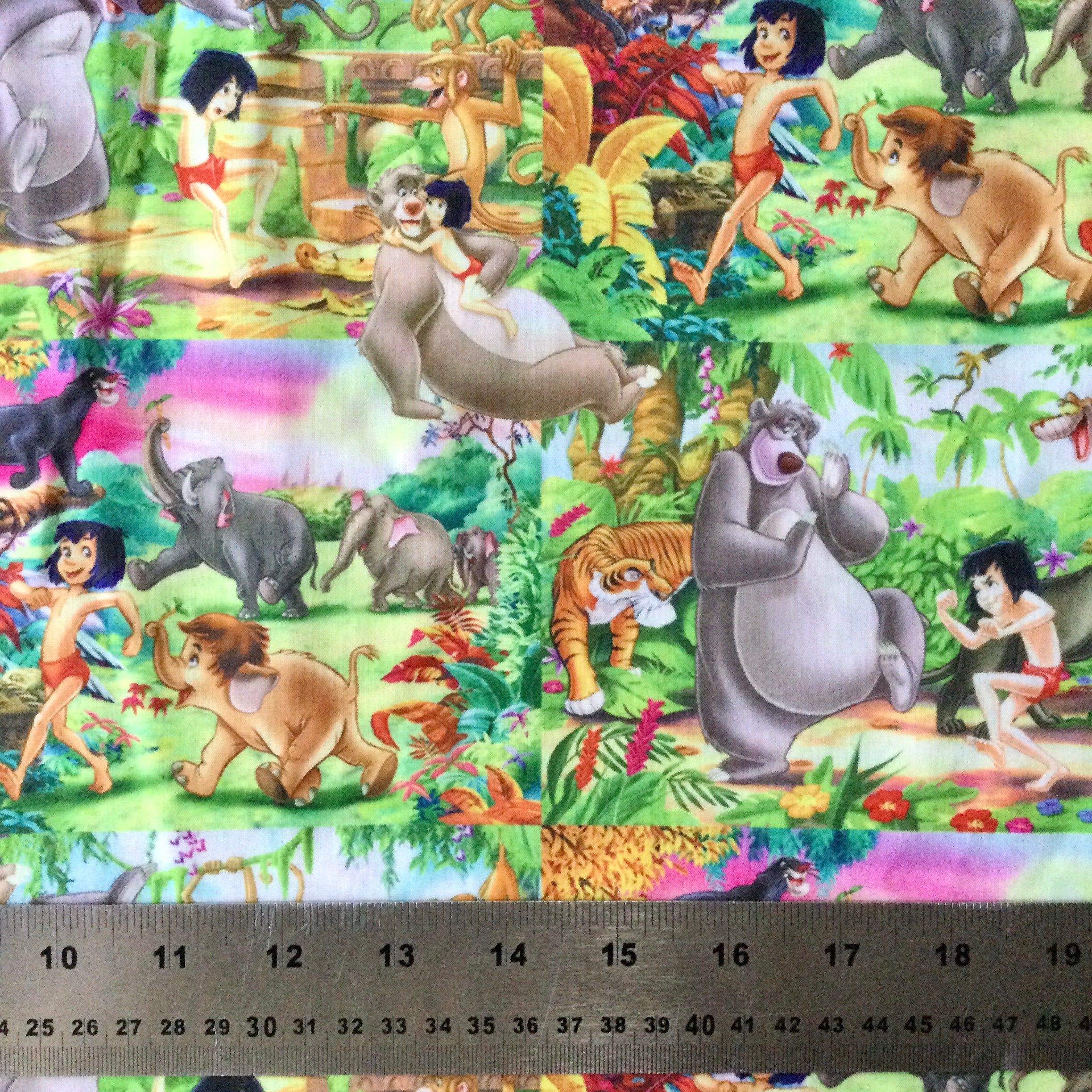 Jungle Book Character Fabric | Etsy