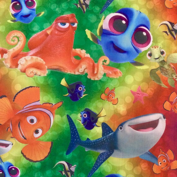 Finding Nemo Character Fabric | Etsy