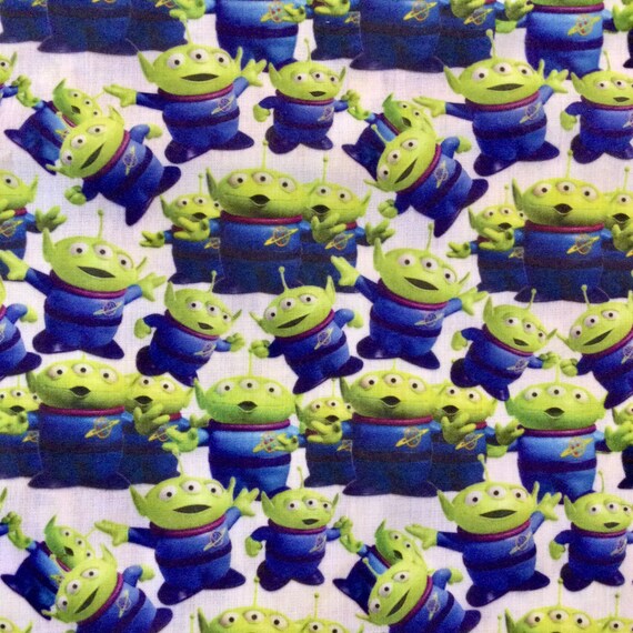 Toy Story Aliens Character Fabric | Etsy