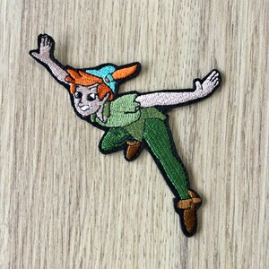 Peter Pan Embroidered Patch - Etsy