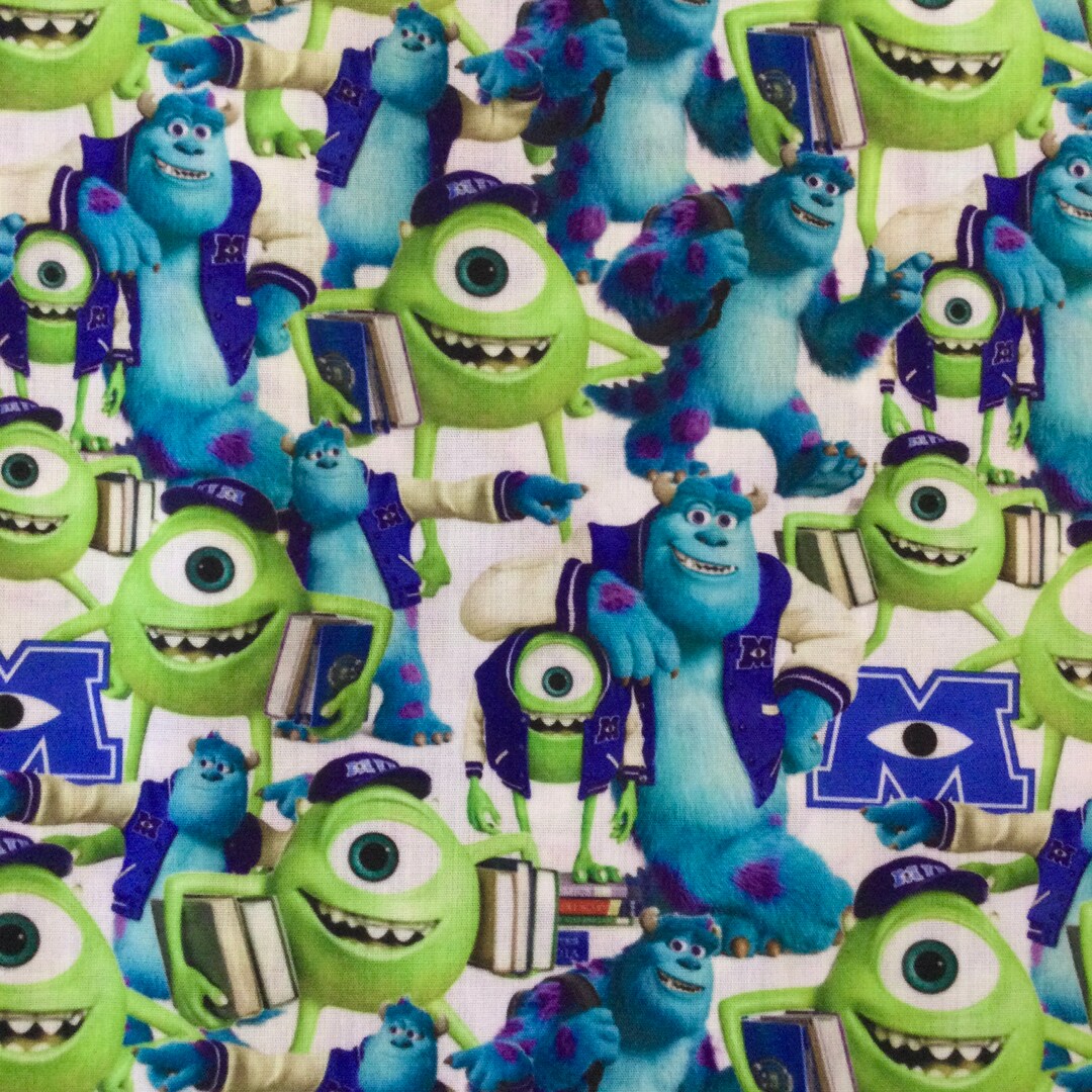 Monsters Inc Character Fabric - Etsy