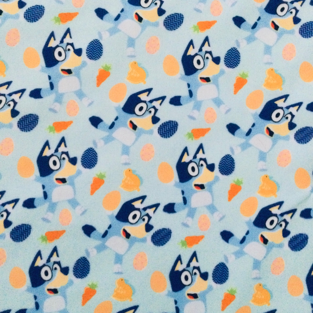 Bluey Bingo Character Fabric - Etsy