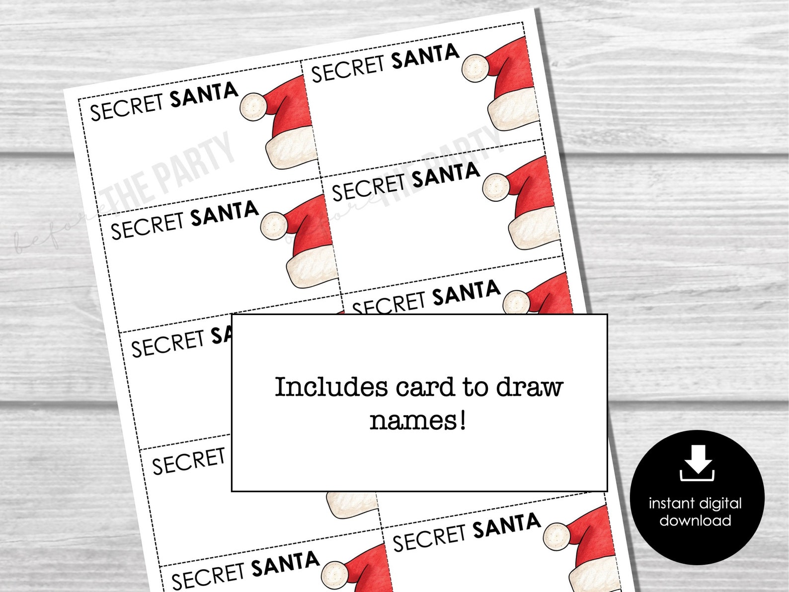 Secret Santa Questionnaire for Kids Student Gift Exchange Form ...