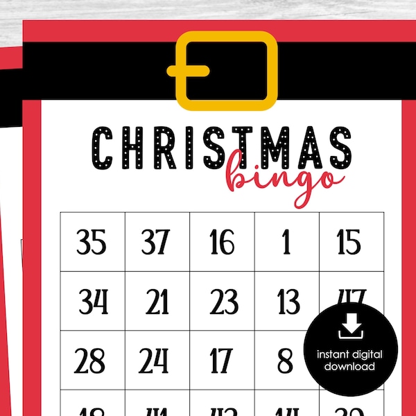 Christmas Bingo - Etsy