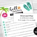 Summer Party Game: Pass the Prize - Fun Gift Exchange (printable) - Etsy