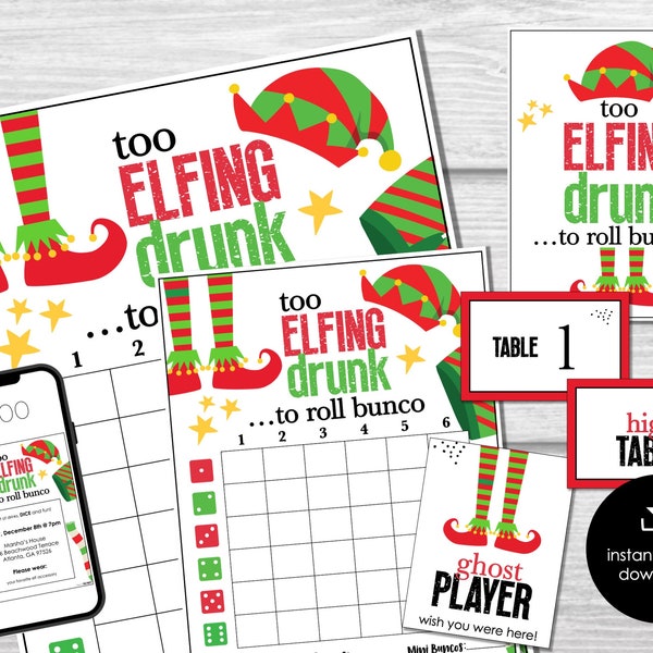 Christmas Game Sheets - Etsy