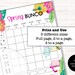 Spring Bunco Score Cards April Bunco Score Sheets Spring - Etsy
