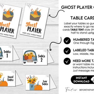Fall Vibes Bunco Party Kit: Score Cards, Invitation (digital Download ...