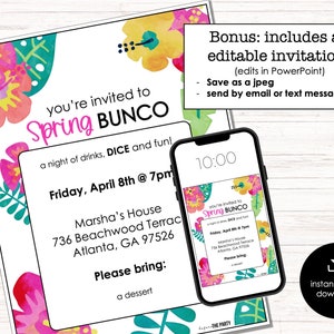 Spring Bunco Score Cards April Bunco Score Sheets Spring - Etsy