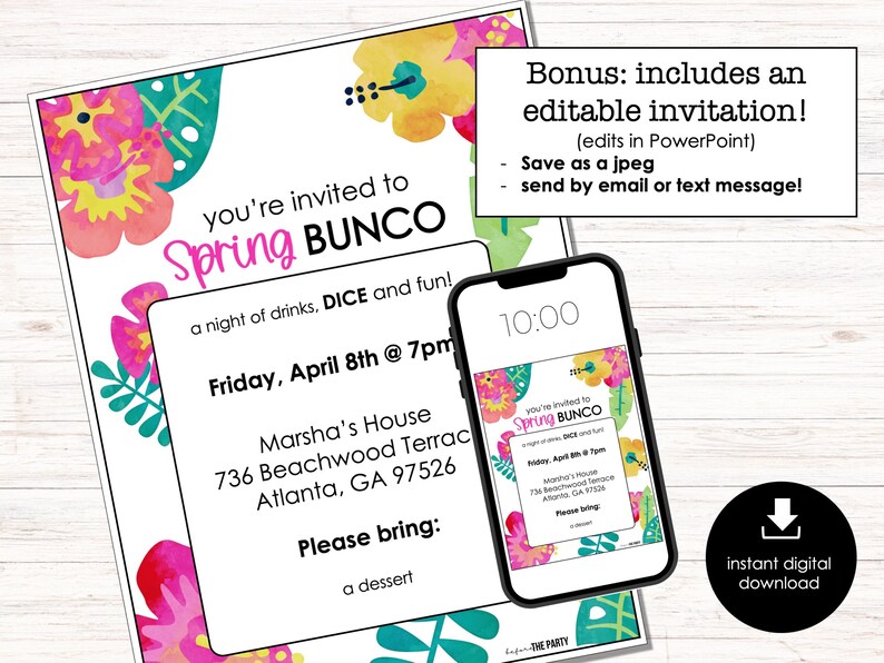 Spring Bunco Score Cards April Bunco Score Sheets Spring - Etsy