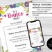 Spring Bunco Score Cards, May Bunco Score Sheets, Flowers Bunco ...