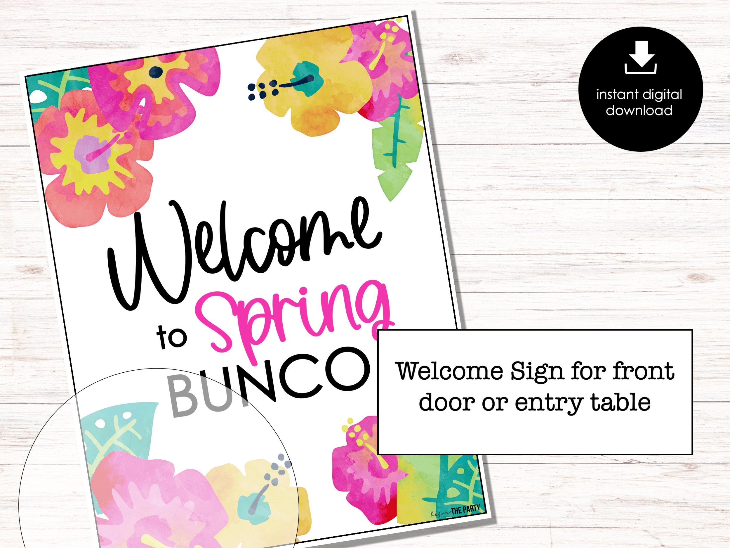 Spring Bunco Score Cards April Bunco Score Sheets Spring - Etsy