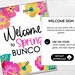Spring Floral Bunco Party Bundle Printable, Score Cards & Editable ...