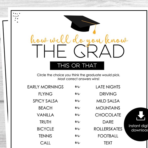 Group Grad Party - Etsy