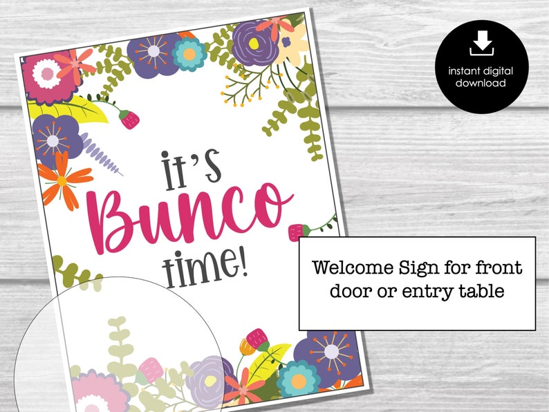 Spring Bunco Score Cards May Bunco Score Sheets Flowers - Etsy