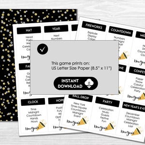 New Year's Forbidden Word Game | Holiday Guess the Word Game ...