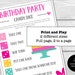 Birthday Candy Dice Game, Fun Birthday Party Game, Slumber Party Game ...