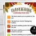 Friendsgiving Find Someone Who Party Game, Find the Guest Bingo ...