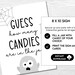 Halloween Candy Guessing Game: Spooky Party Activity (digital Download ...