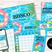 Summer Pool Party Bunco Score Cards, Swim Party Bunco Score Sheets ...