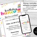 Birthday Party Bunco Score Cards, Happy Birthday Bunco Invitation ...